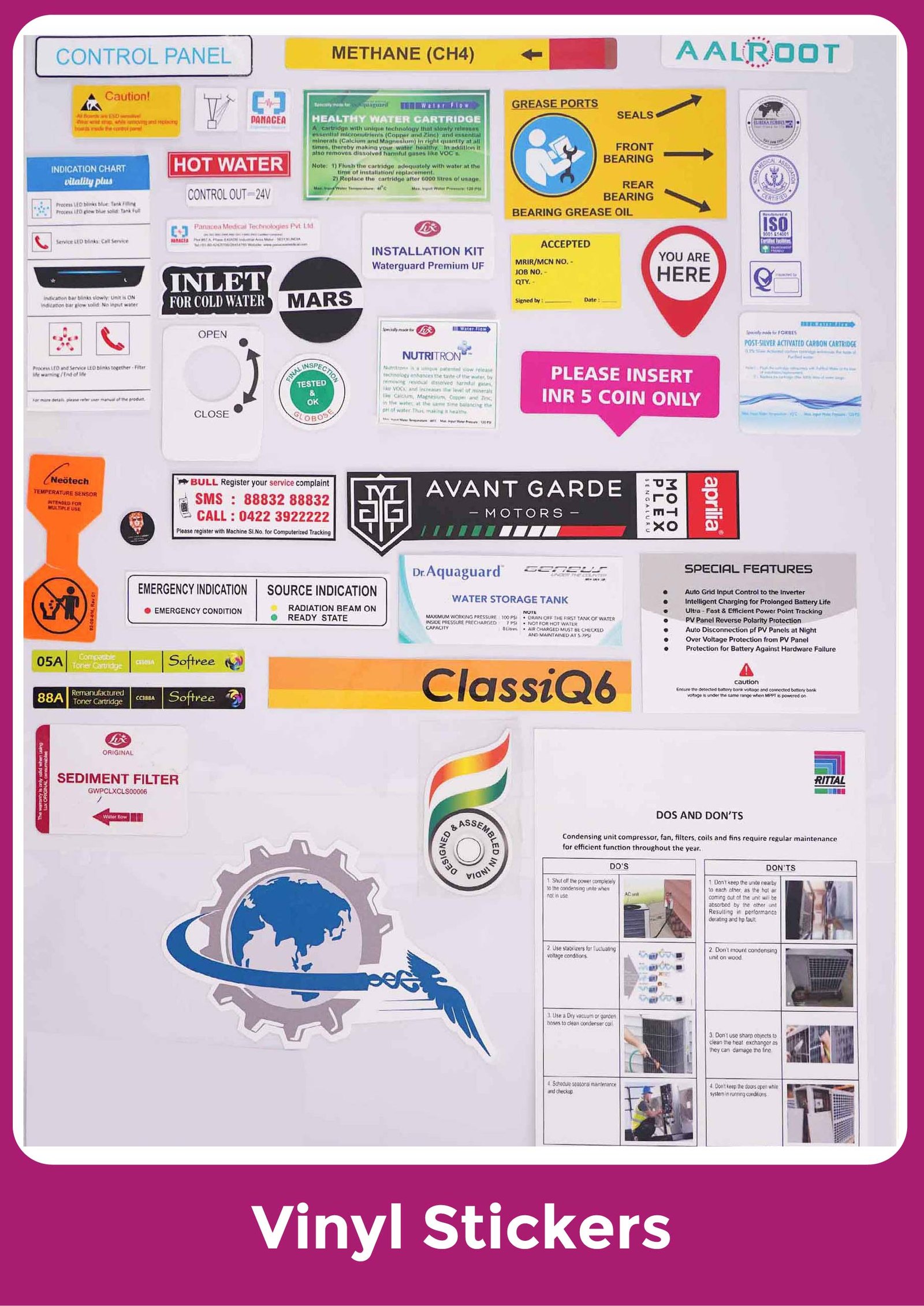 Stickers & Labels – New Graphic Print and Metal Works