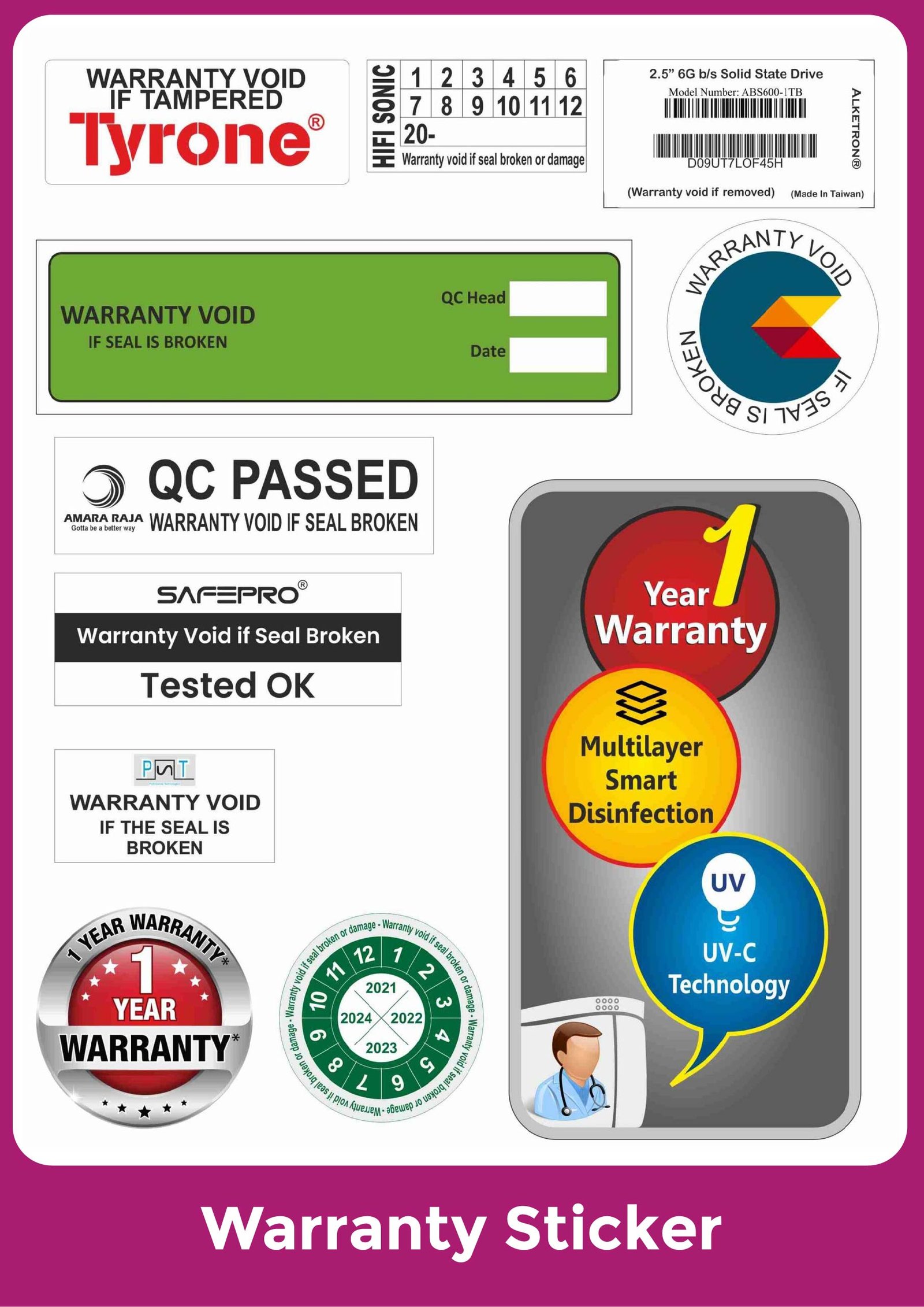 Stickers & Labels – New Graphic Print and Metal Works